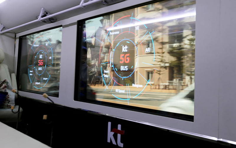 KT 5G Promotion Bus | ERIC C&C