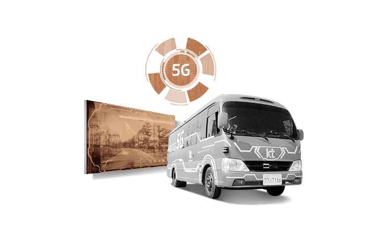 KT 5G Autonomous Driving Mini Bus | ERIC C&C